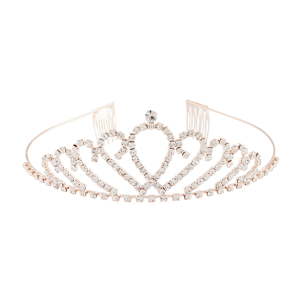 Rose Gold Diamante Tiara - Lovisa