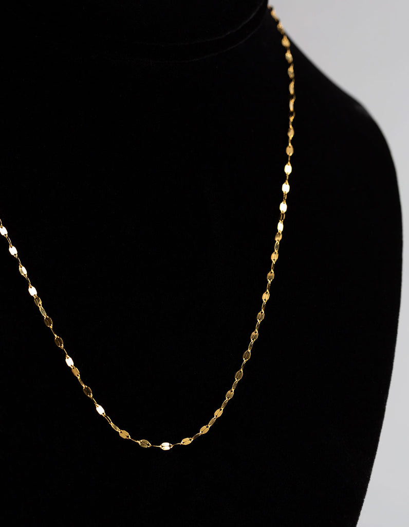 9ct Gold Forzantina Chain Necklace - Lovisa