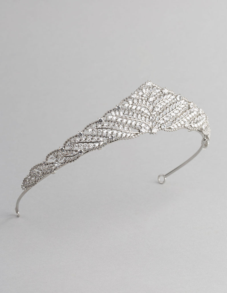 Silver Cubic Zirconia Royal Tiara - Lovisa