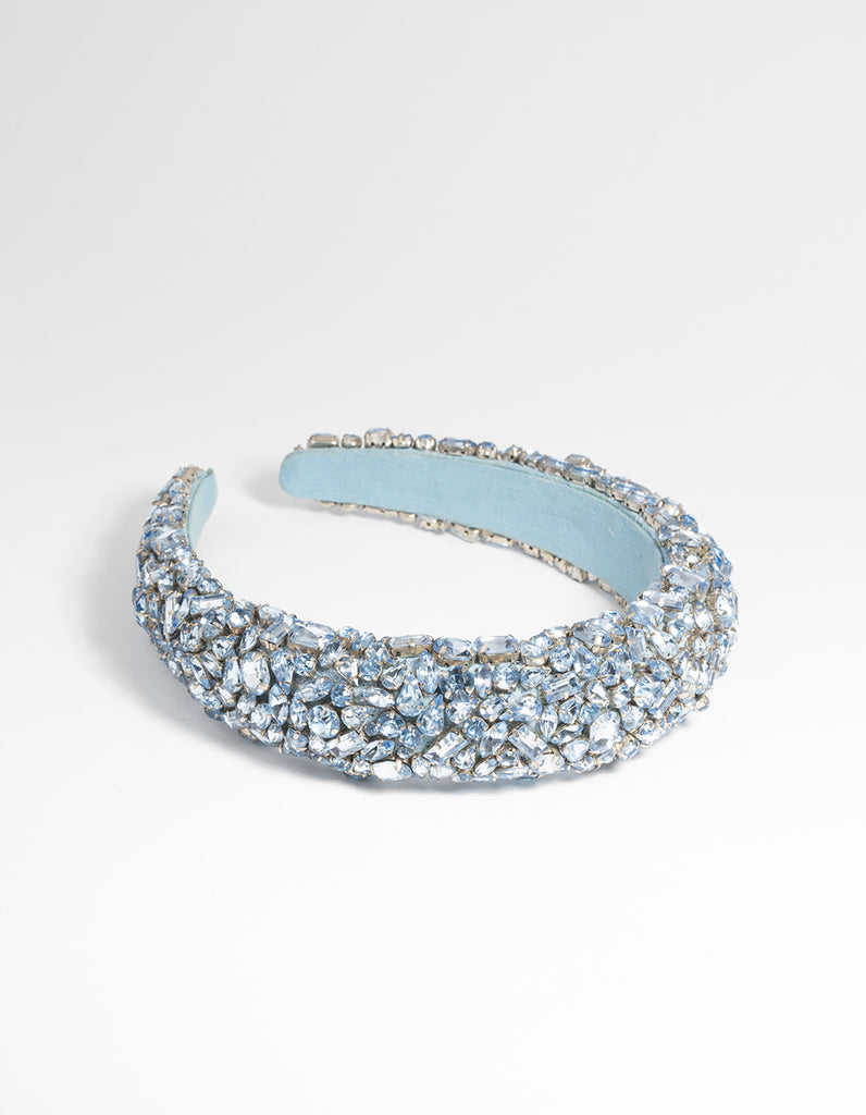 Blue Padded Alice Band - Lovisa