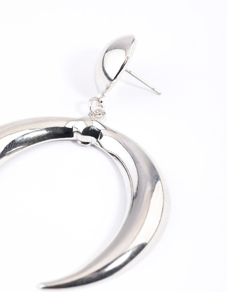 Silver Bull Bar Drop Earrings - Lovisa