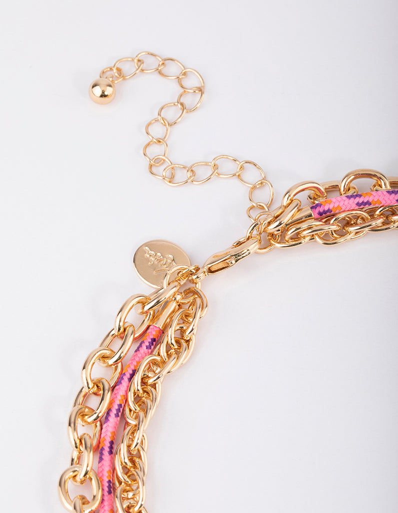 Gold Multi Charm Layered Necklace - Lovisa